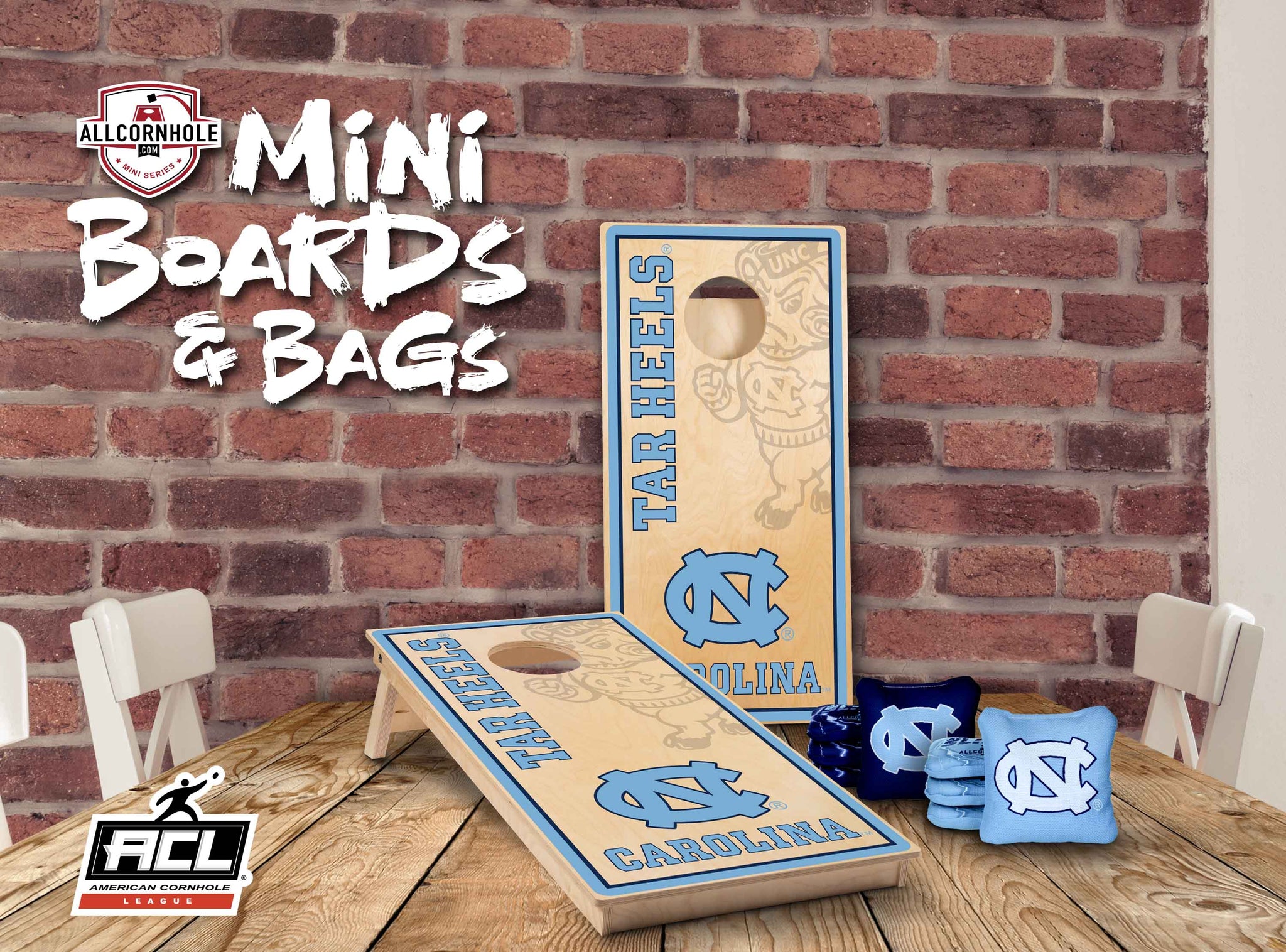 Officially Licensed Collegiate MINI Cornhole Board Set - ...| AllCornhole