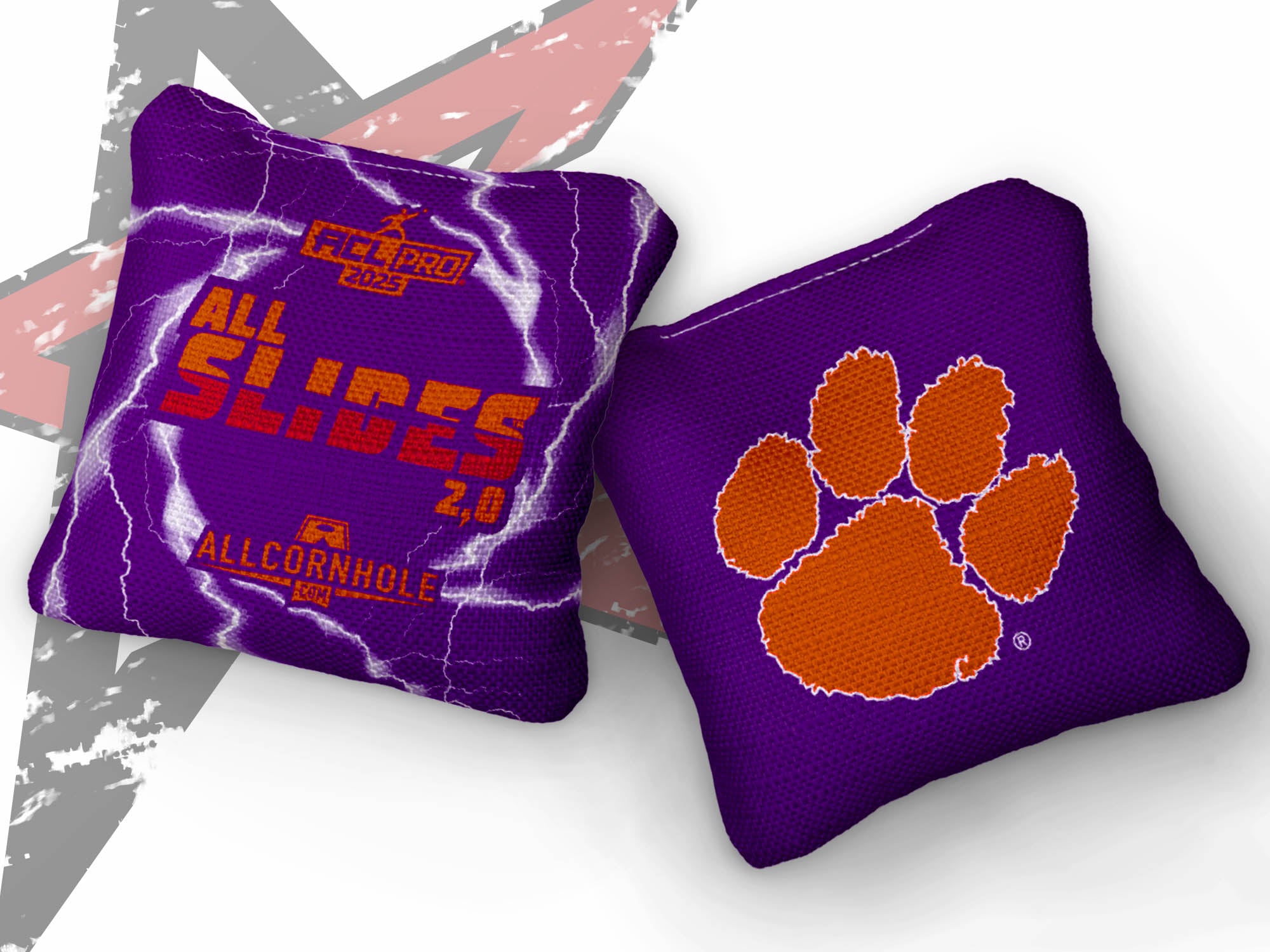 Clemson University - All-Slide 2.0 Cornhole Bags| AllCornhole